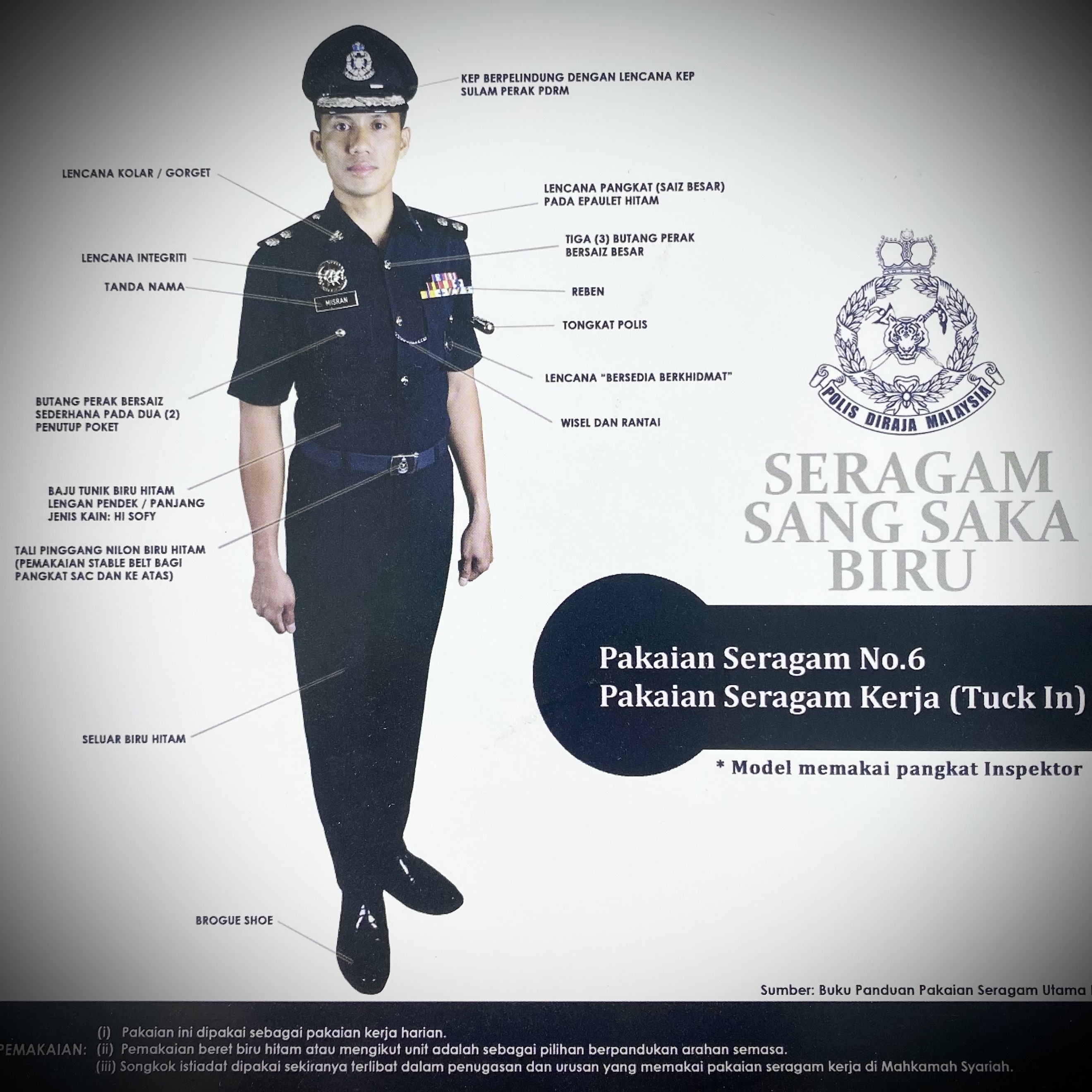 Uniform Kerja Lelaki (Tuck In)